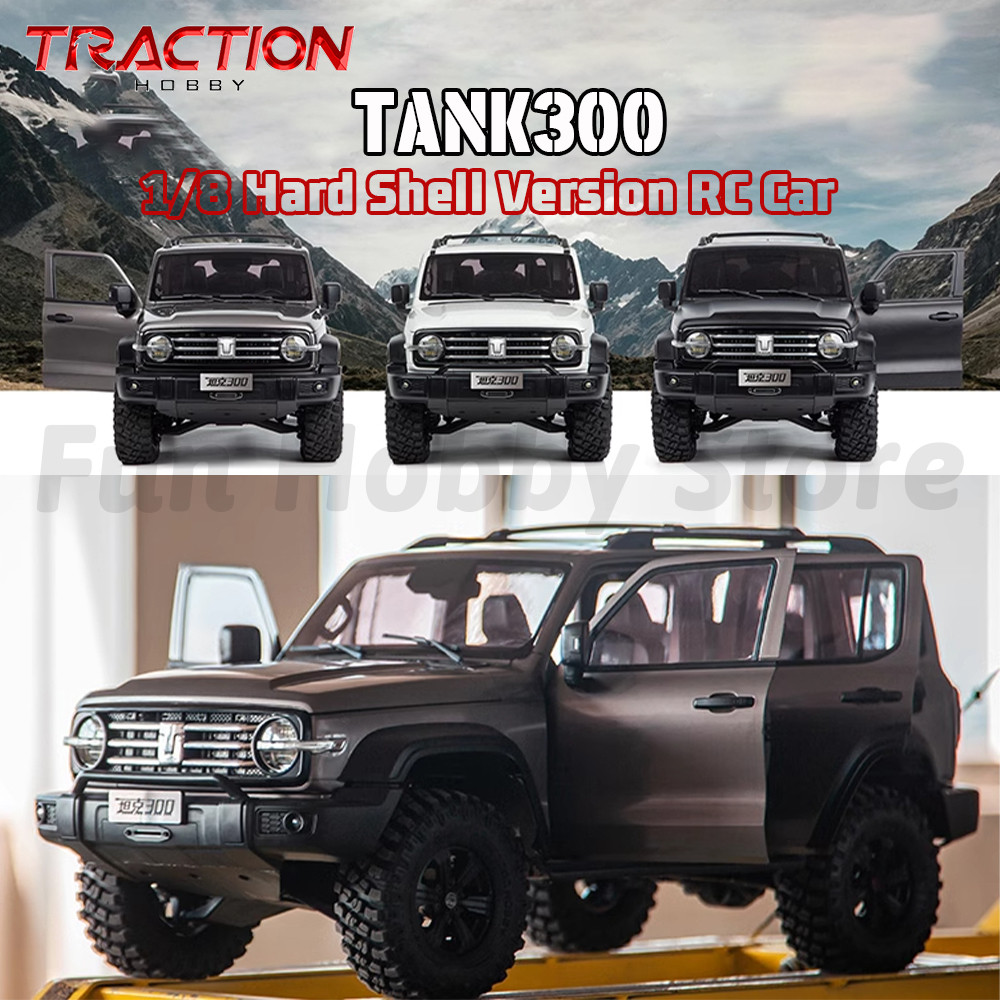 TRACTION HOBBY KM 1:8 TANK300 Simulation Hard Shell Version 2.4GHz RTR ...