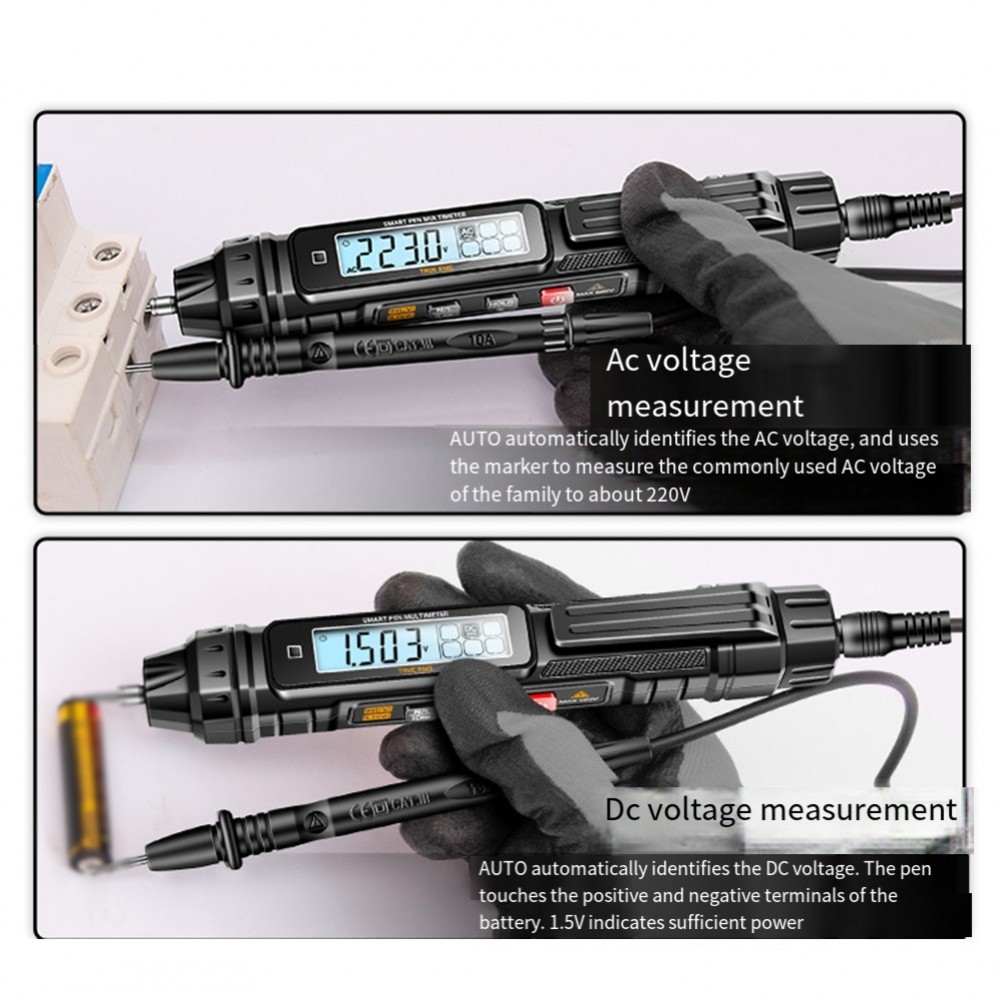 A3005 Automatic Identification Pen Multimeter Smart Digital Multimeter ...