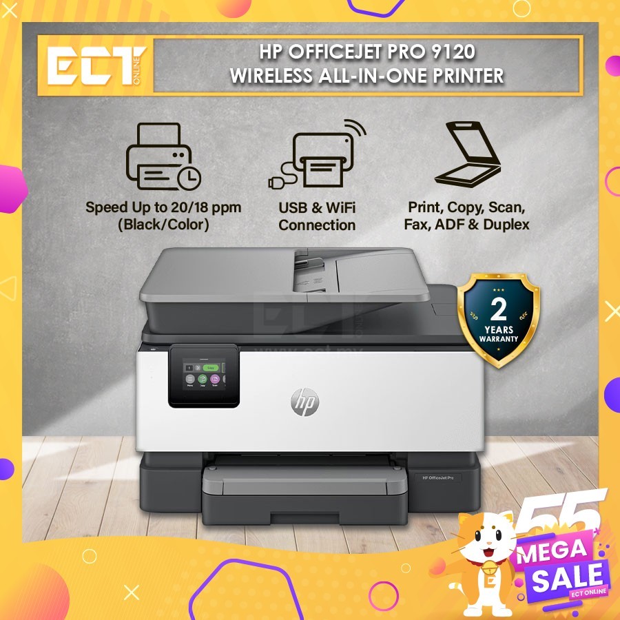 HP OfficeJet Pro 9120 Wireless All-in-One Printer (4V2N5C) | Shopee ...