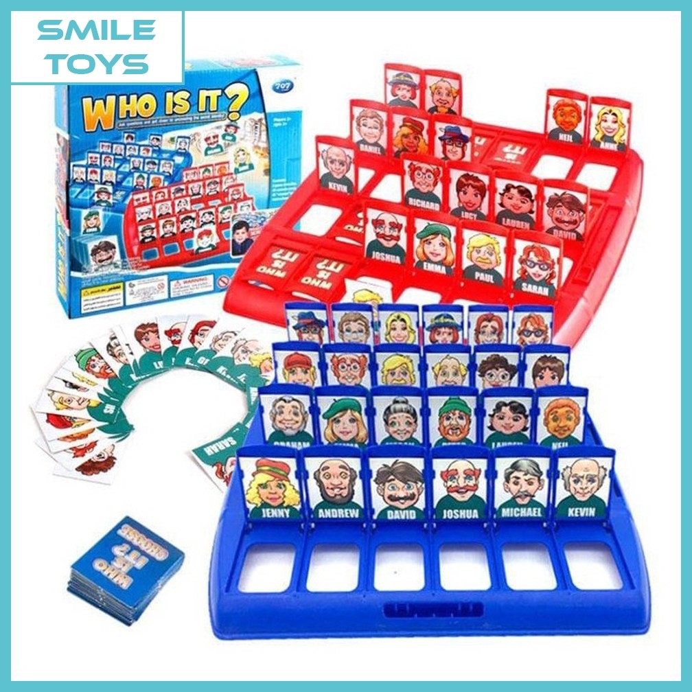 - Smile - Children's Toy Guess the Picture Board Game WHO IS IT - Guess ...