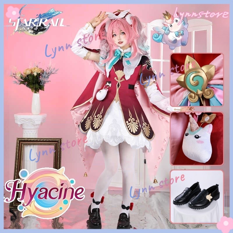 HYACINE Cosplay Costume&Wig HONKAI STAR RAIL Anime Outfits Carnival ...