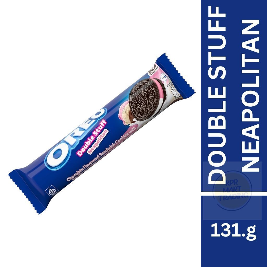 OREO Double Stuff Neapolitan Sandwich Cookies Biscuits (131.1g ...