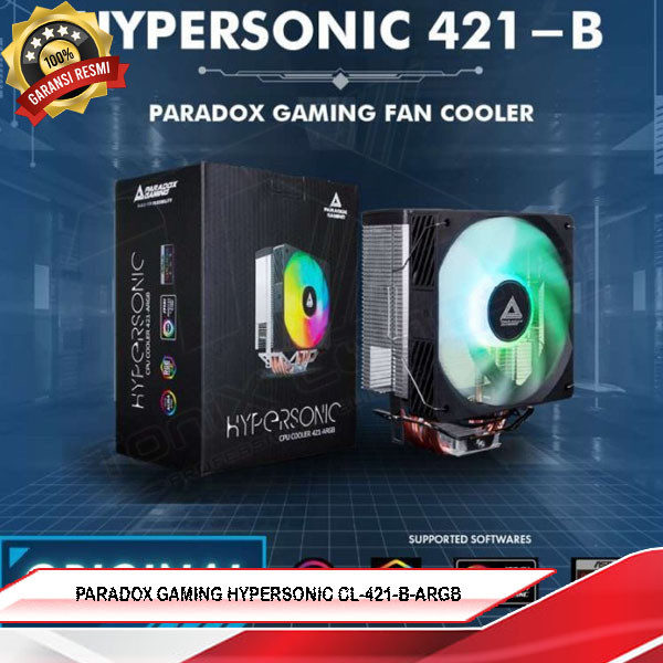 PARADOX GAMING HYPERSONIC CPU Cooler CL-421-ARGB - CPU Cooler Intel ...
