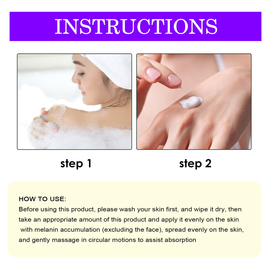 Inner Thigh Brightening Cream Reduce Melanin Deposits Enhance Skin's ...