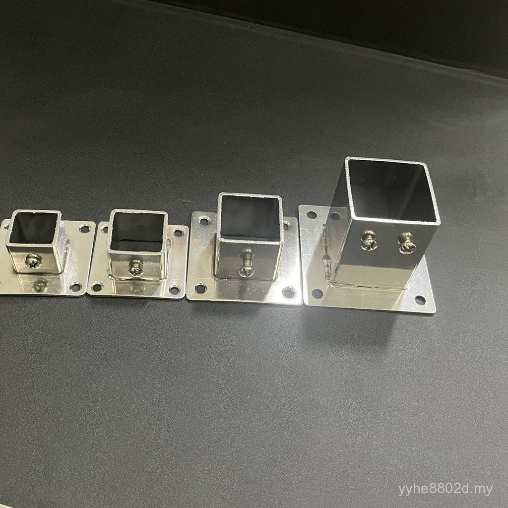 [2578 People Collection] Stainless Steel Square Tube Flange Base ...