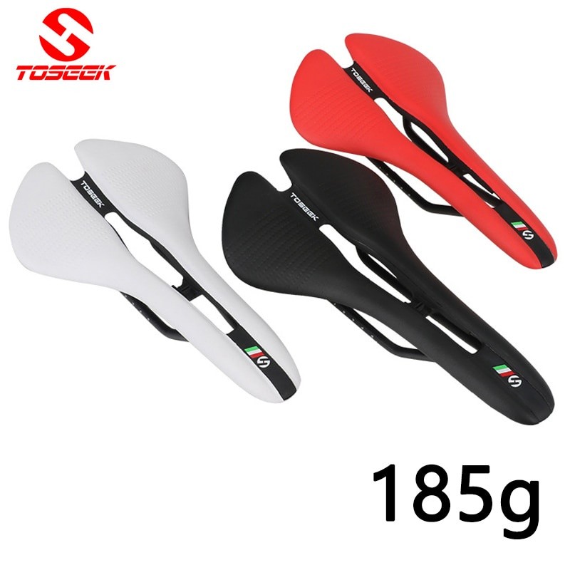 TOSEEK 7 colors MTB Saddle Road Bike Ultralight 185g Racing Seat Hollow ...