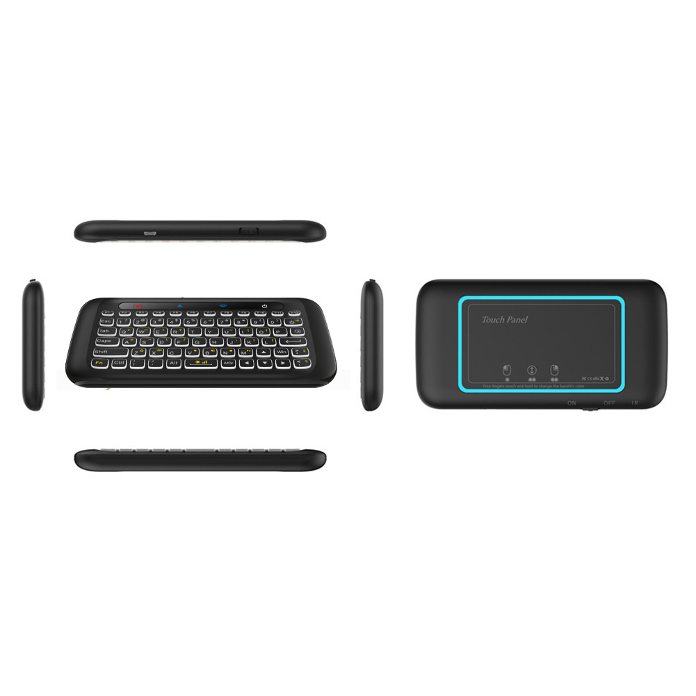 2.4GHz Wireless Keyboard IR Leaning Remote Control Touch Screen ...