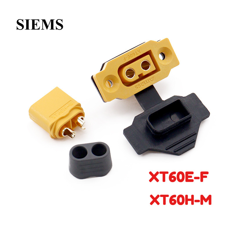 Amass XT60E-F XT60H-M Power Connector Adapter Female Connector Can Fixed battery interface ...