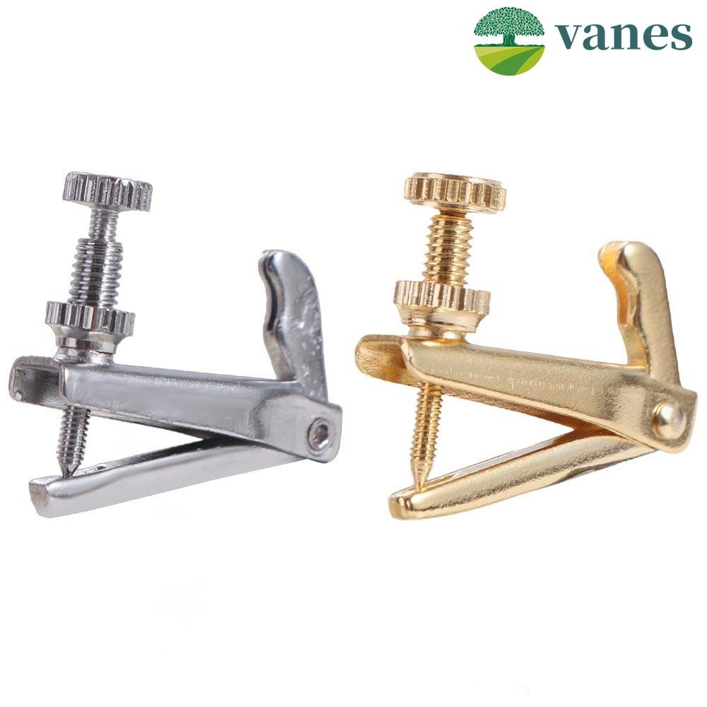 VANES 4/4 Violin Fine Tuner, Violin String Spinners Golden Tuning Screw ...