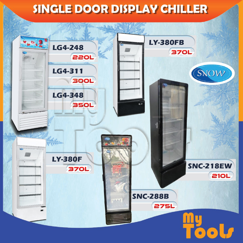 Mytools SNOW Single Door Display Chiller Coil (Cooling System and Self ...