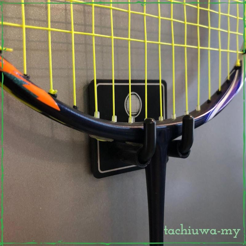 [TachiuwaMY] Set of 2 Wall Mounted Racket Holder for Badminton and ...