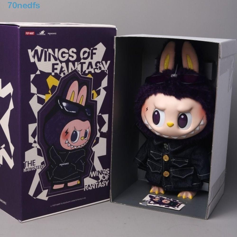 NEDFS Labubu Time Plush Toy, Pop Mart Wings of Fantasy Labubu Plush ...
