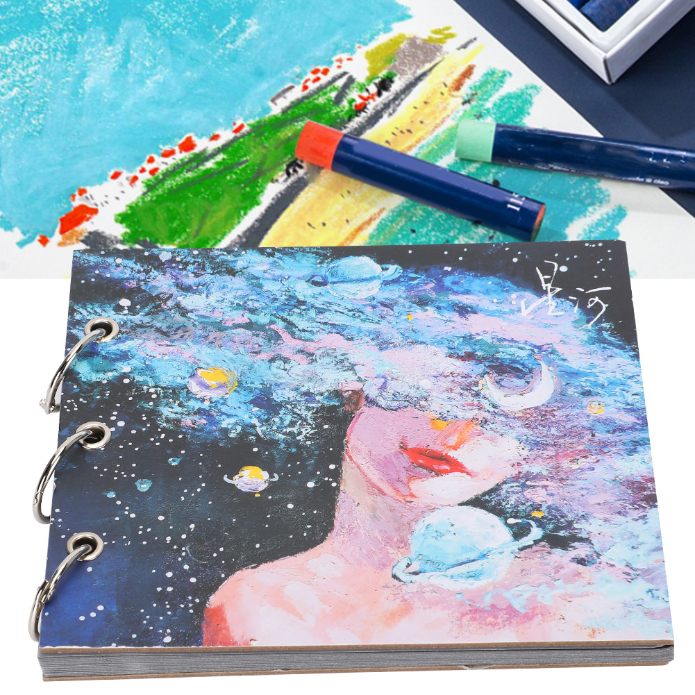 Bmai Art Supplies Dotted Line Diary Notebook Ring-Shaped Drawing Book ...