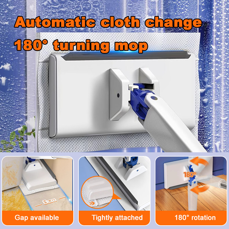 Automatic Paper Changing Mop Mini Mop Automatic Paper Replacement Mop ...