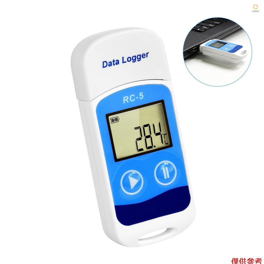 Temperature Data Logger High Accuracy USB Data Recorder 32000 Points ...