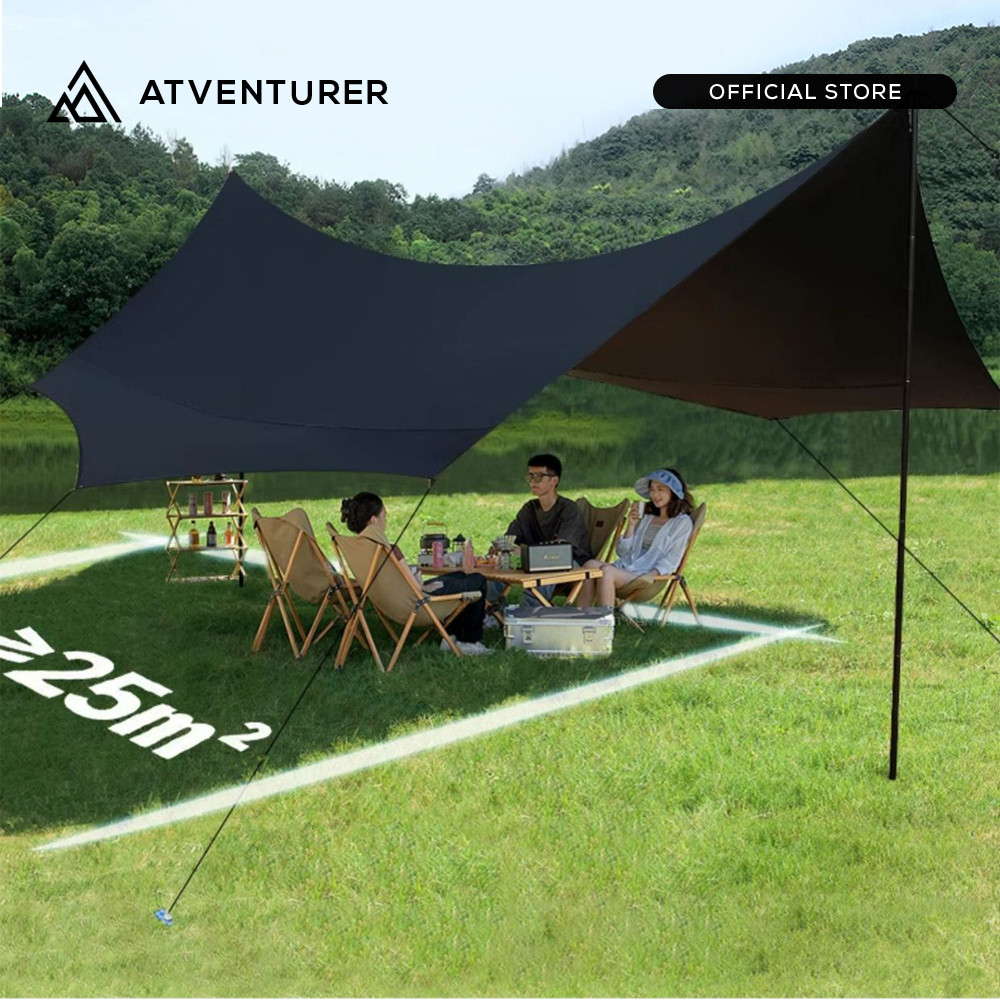 Atventurer Lightweight Rain Fly Shelter Sun Shade Camping Rain Tarp ...