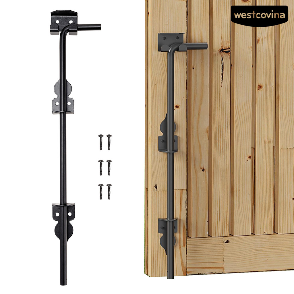 Westcovina 12 Inch Fence Gate Latch Metal Cane Bolt Gate Drop Rod ...
