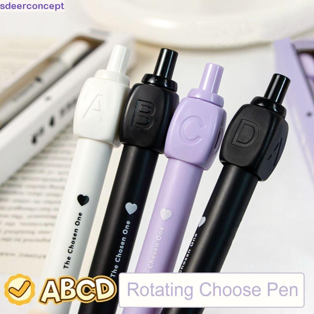 SDEERCONCEPT 2PCS Rotating Answer Pen, Fun Novelty Rotating Choose Pen ...