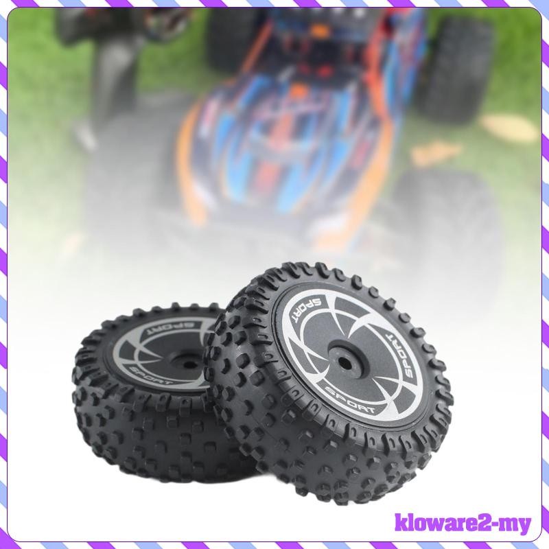 [KlowareafMY] 2 Pieces 1/14 RC Front Tires, 70mm Diameter RC Truck ...