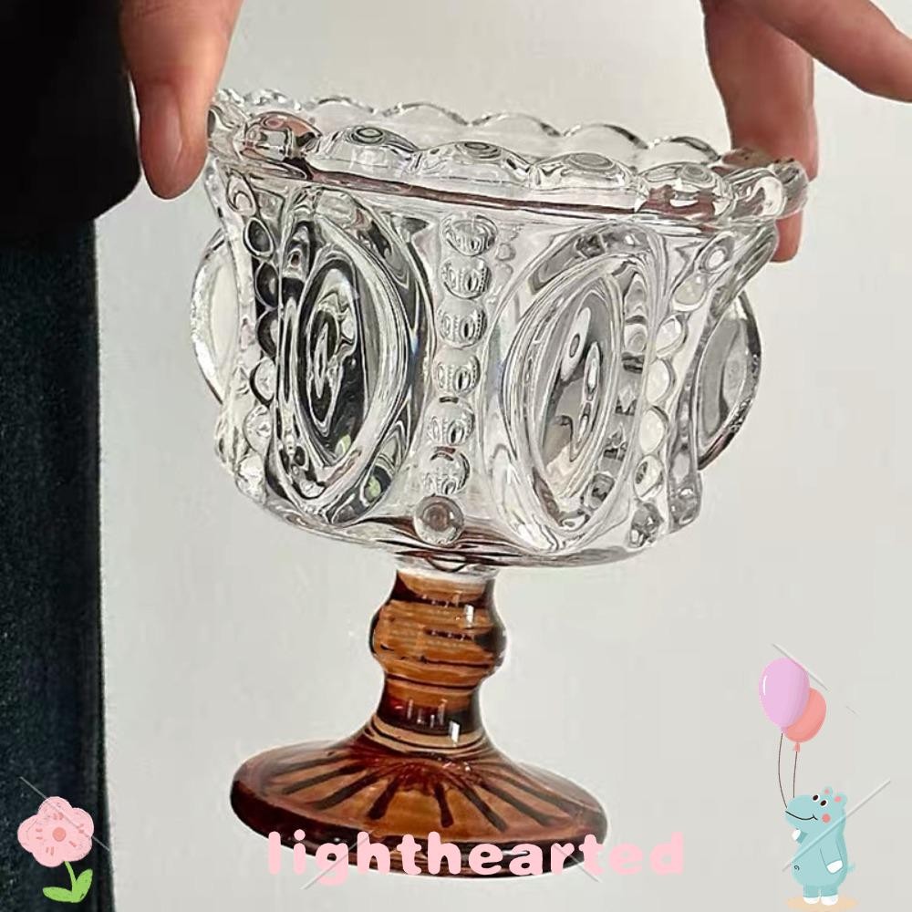 LIGHTHEARTED Relief Dessert Cup, Irregular Shape Transparent Creative ...