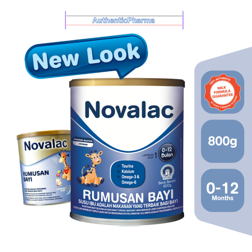 Novalac Step 1 Infant Formula (New) 800g | Shopee Malaysia