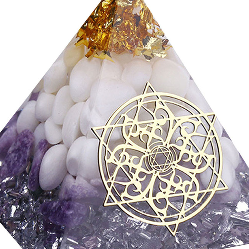 Crystal Pyramid Healing Energy Meditation Crystals Home Office ...
