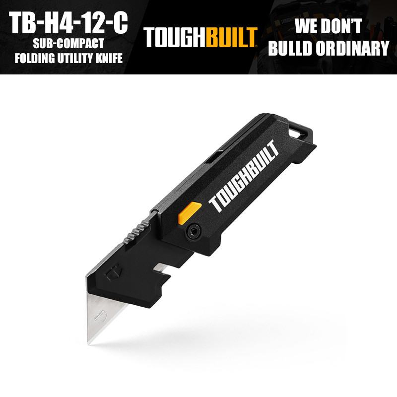 ToughBuilt TB-H4-12-C Sub-Compact Folding Utility Knife Hand Tools ...