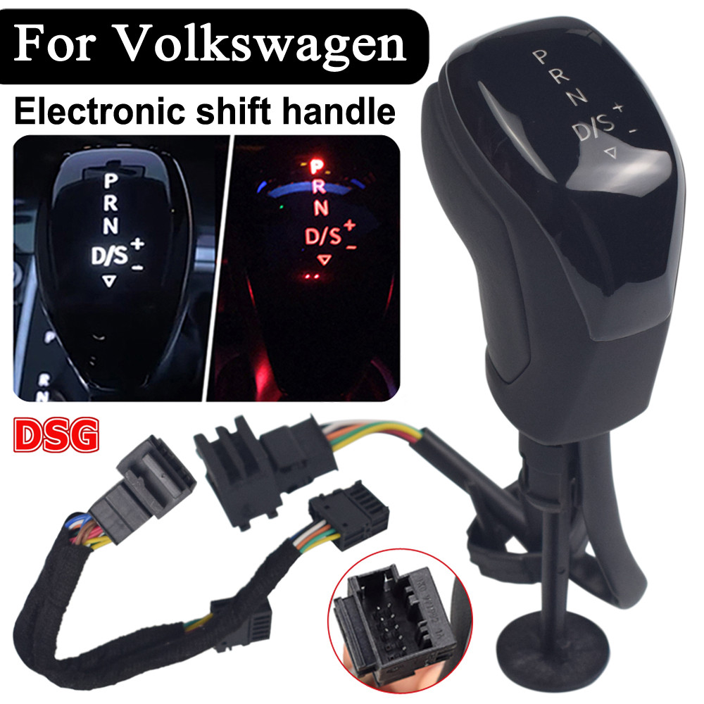 LED interior DSG LED Synchronize electronic display AT Gear Shift Knob ...