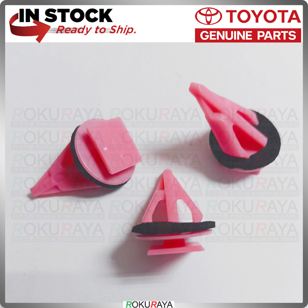 6PCS Original Toyota Vios Yaris Boot Pink Trunk Lid Garnish Moulding ...