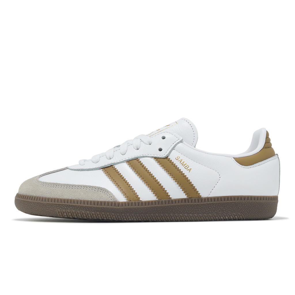 adidas Casual Shoes Samba OG Men's Women's White Brown Clover German ...