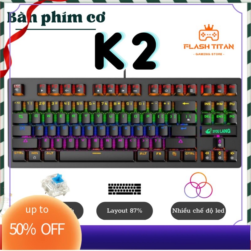 Crack K2 PRO Mechanical Keyboard 2024 Version Blue switch - Multi-mode ...