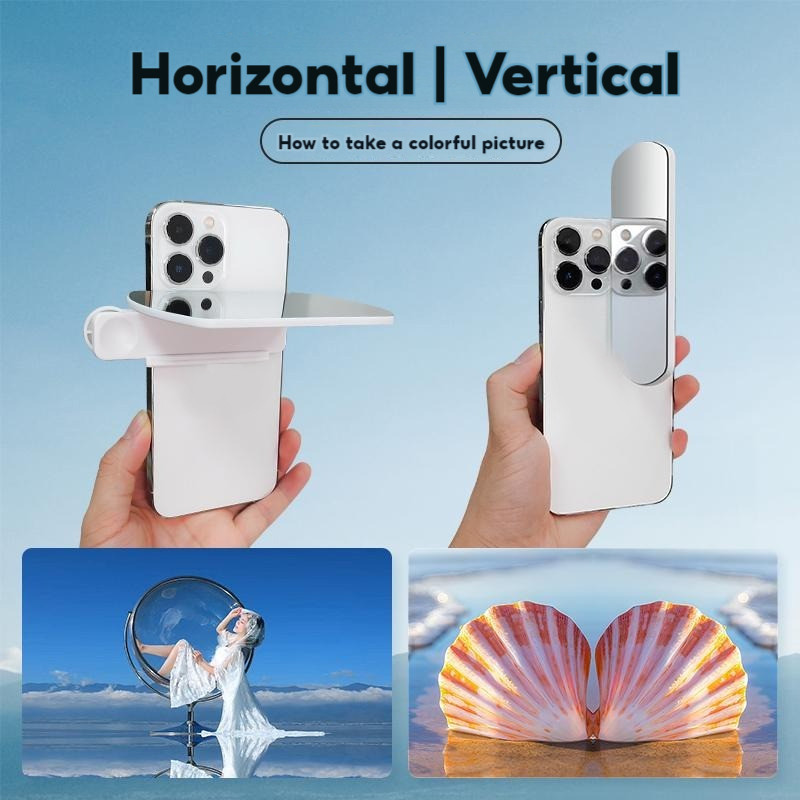 Smartphone Camera Mirror Reflective Clip Kit Phone Reflective Camera ...