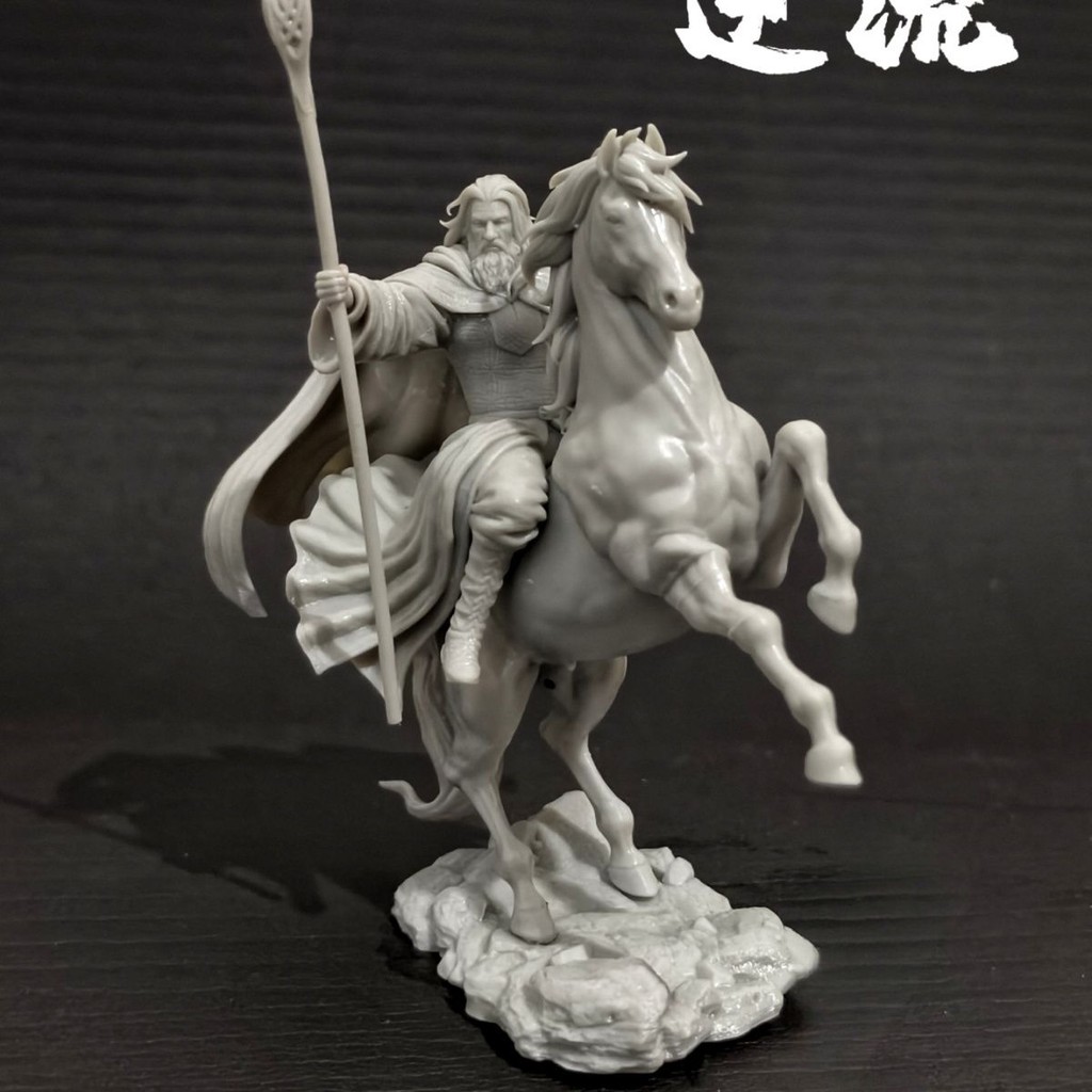 The Lord of the Rings: Gandalf Horseman's Handmade Statue Miniature ...