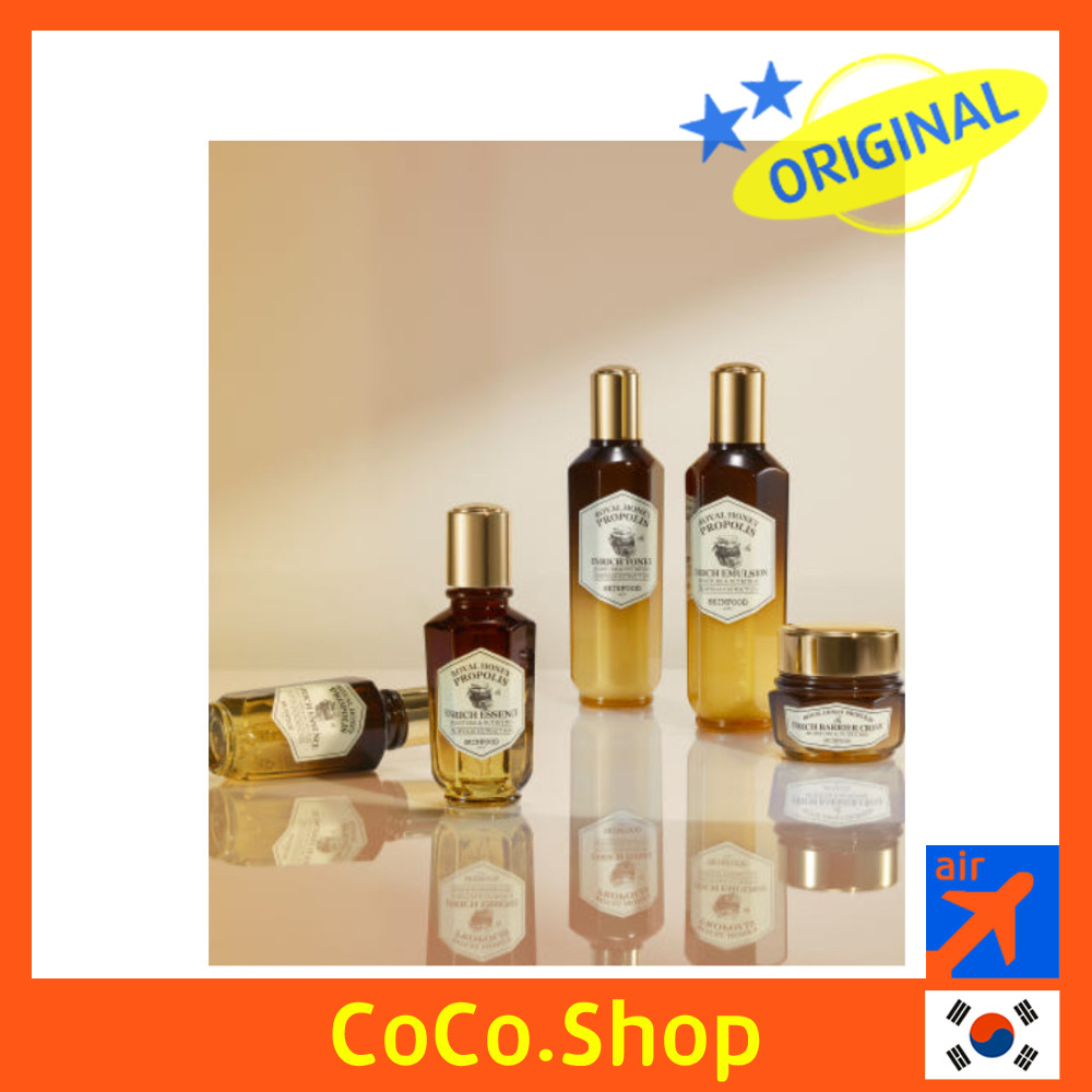 SKINNFOOD Royal Honey Propolis Enrich Toner/Cream Mist/Emulsion/Essence ...