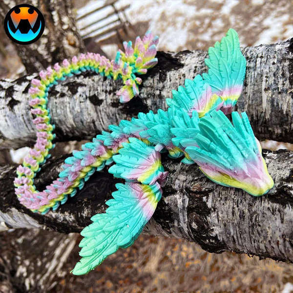 3d printed dragon readystock mainan toys 3D printing crystal dragon ...