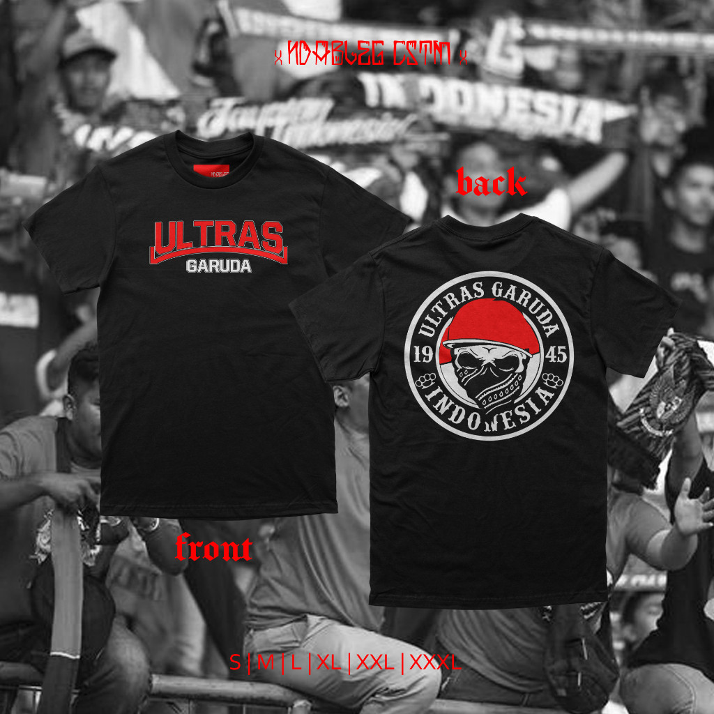 Ultras garuda indonesia t-shirt front and back | Shopee Malaysia