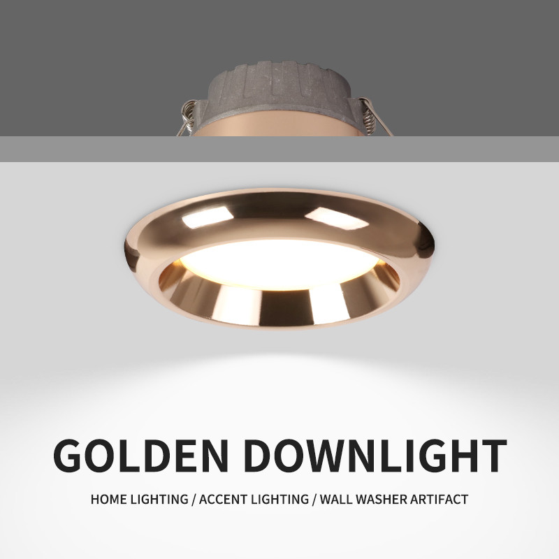 Downlight Spotlight Three-Color Tri-Color Embedded Home Affordable ...