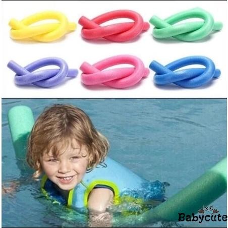 BBY-Floating Pool Noodle Foam Tube Kid Float Swim Rods Solid ...