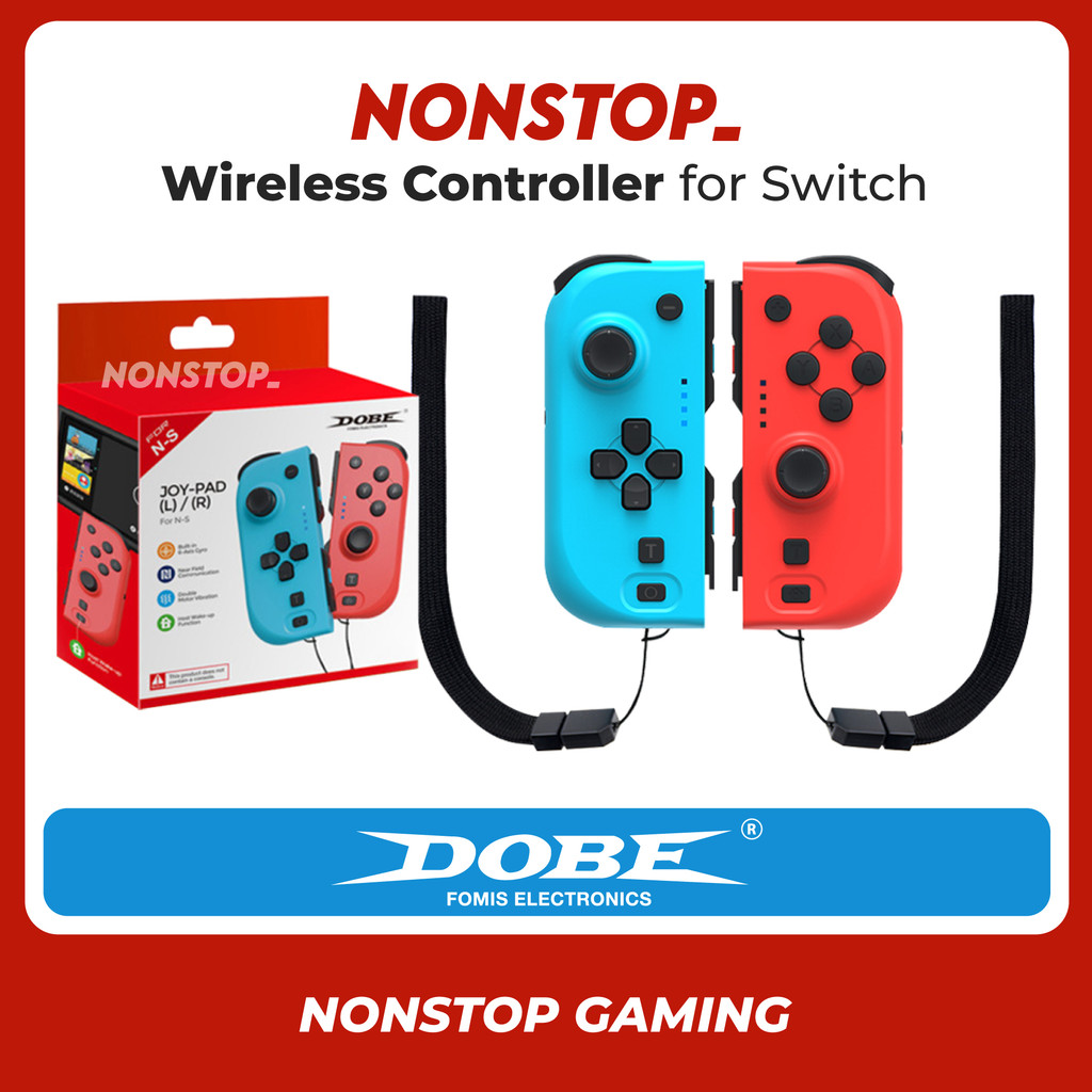 DOBE Switch OLED Joycon Controller For Nintendo Switch Wireless Gaming NFC Wake Up Function TNS ...