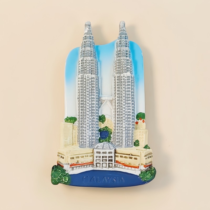 Kuala Lumpur Twin Towers, Malaysia Fridge Magnets Sticker Tourist ...