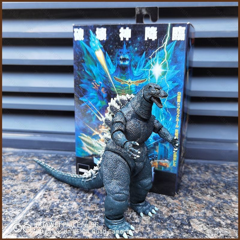 PS1 NECA Godzilla SpaceGodzilla Action Figure Model Dolls 1994 Movie Power Version Home Decor ...