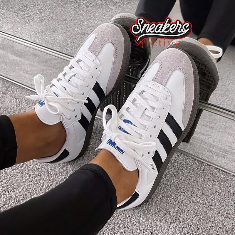 [Ready Stock] Active Sneakers OG ADI DAS Samba OG Cloud White Sneakers ...