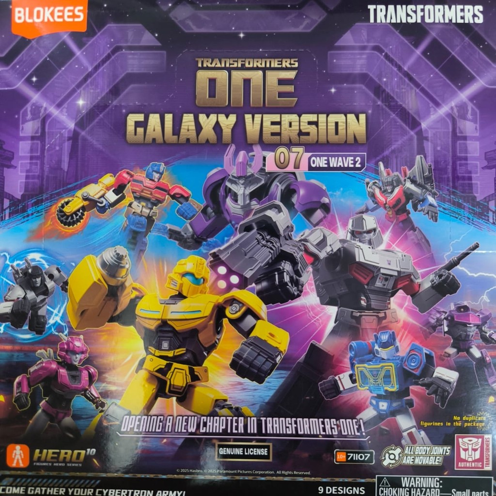 Blockeees Galaxy Version 07 Transformers One Wave 2 1 Set 9pcs Original ...
