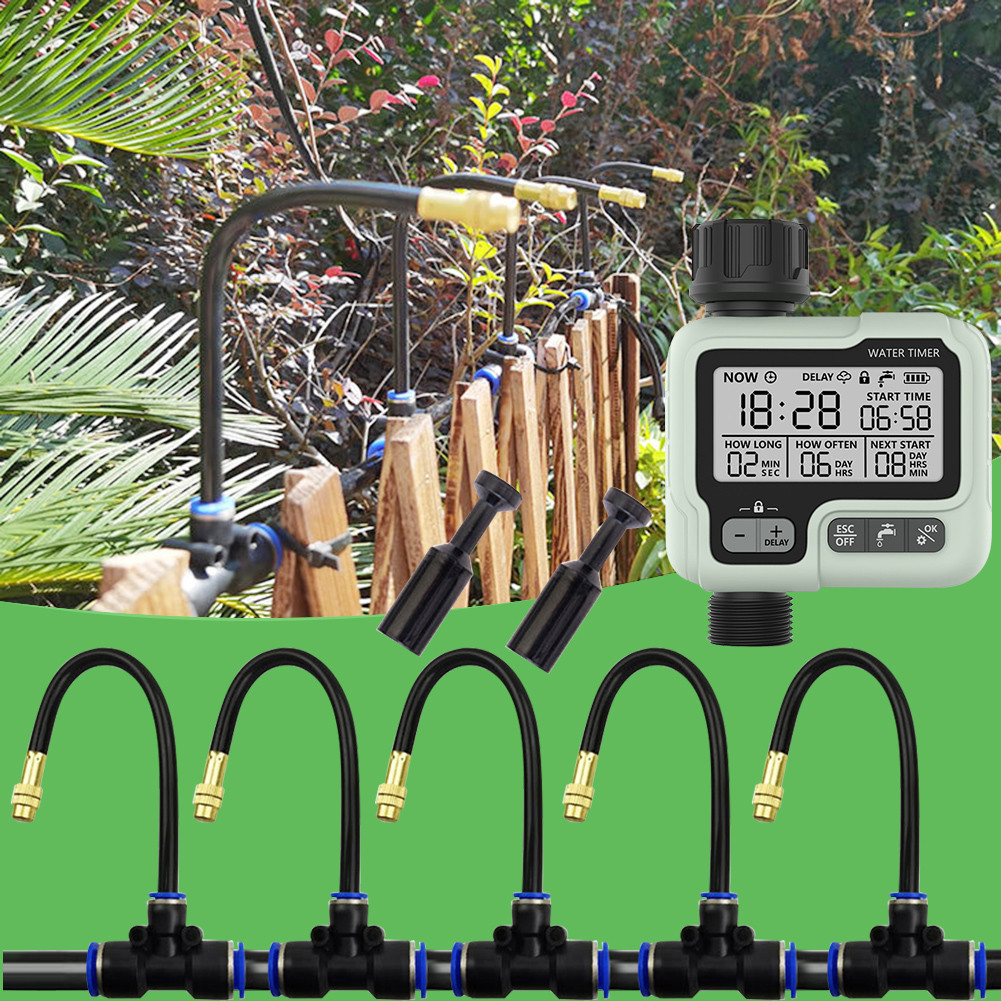Automatic Water Timer Digital Irrigation Machine Manual/Automatic Mode Programmable Sprinkler ...