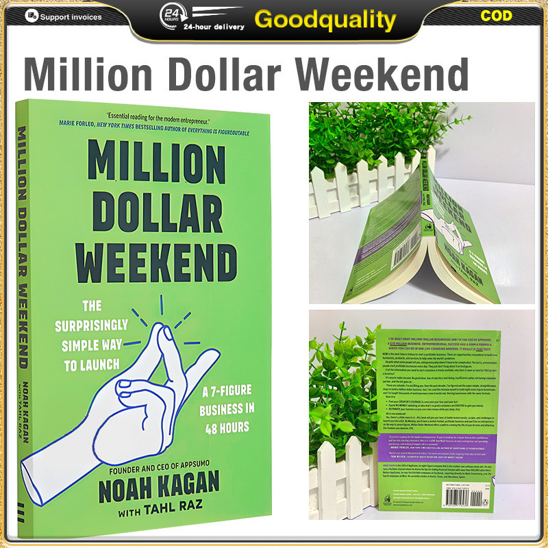 Million Dollar Weekend by Noah Kagan with Tahl Raz (Paperback) | Shopee ...