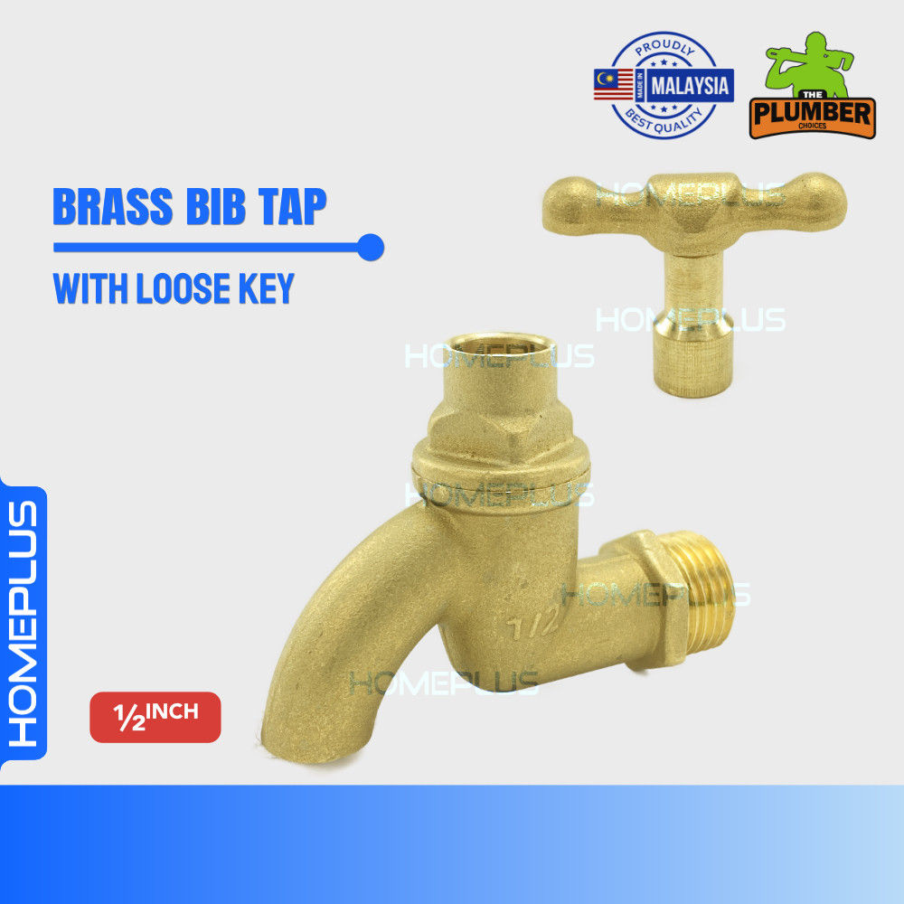 Homeplus 1/2 Inch Brass Loose Key Bib Tap Lockable Faucet Lock Water ...