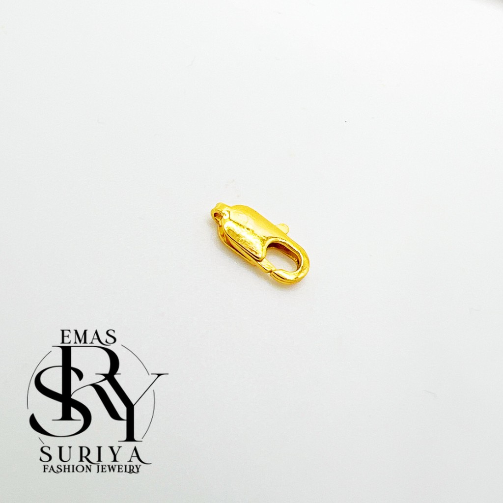 Emas Suriya Cangkuk Lobster Dgn COP Emas Sadur 24K Emas Bangkok Emas ...
