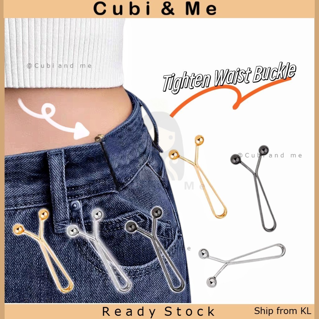 C&M 1PC Simple Invisible Waist Adjustable Clip for Pants Skirt Cuff ...