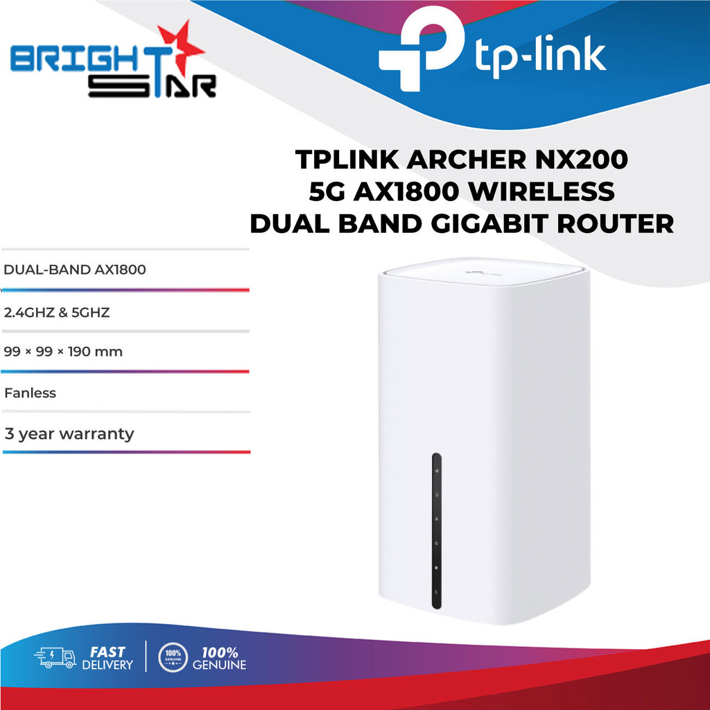 TP-LINK Archer NX200 5G AX1800 Wireless Dual-Band Gigabit Router | Shopee Malaysia