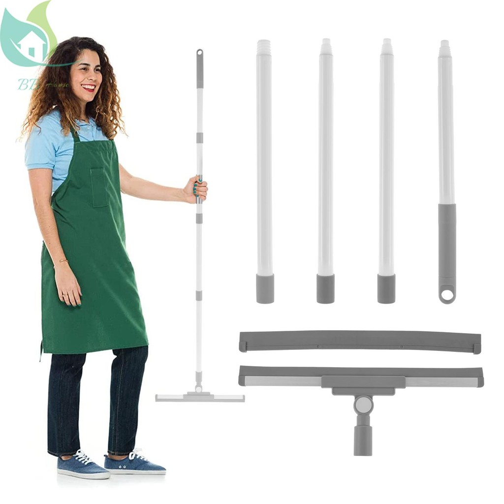 Squeegee Broom Adjustable Long Handle Floor Squeegee Household Window ...